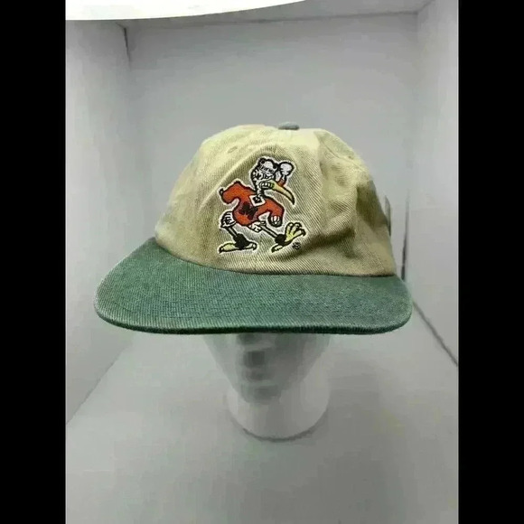 Other | Vintage Miami Hurricanes Hat Cap By Signatures Strapback Logo ...
